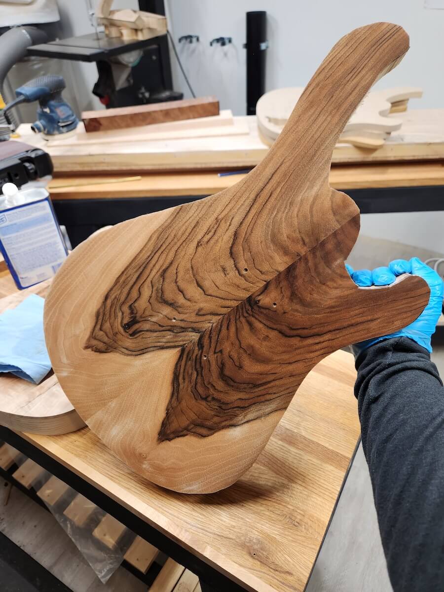 Coming Soon! English Walnut Bass – Reserve Today – LAB Guitars & Basses